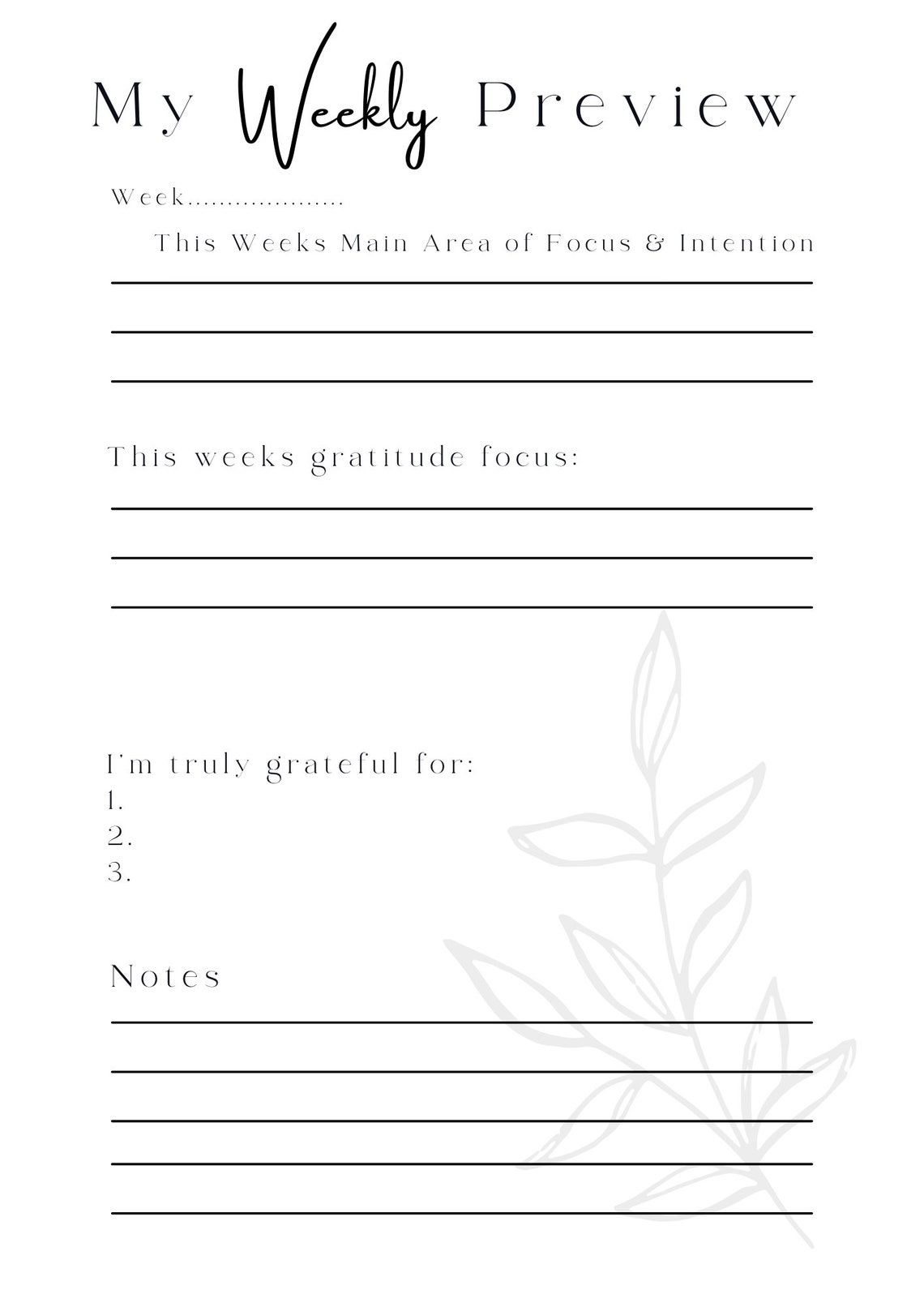 Super Cute Digital Gratitude Journal - Etsy