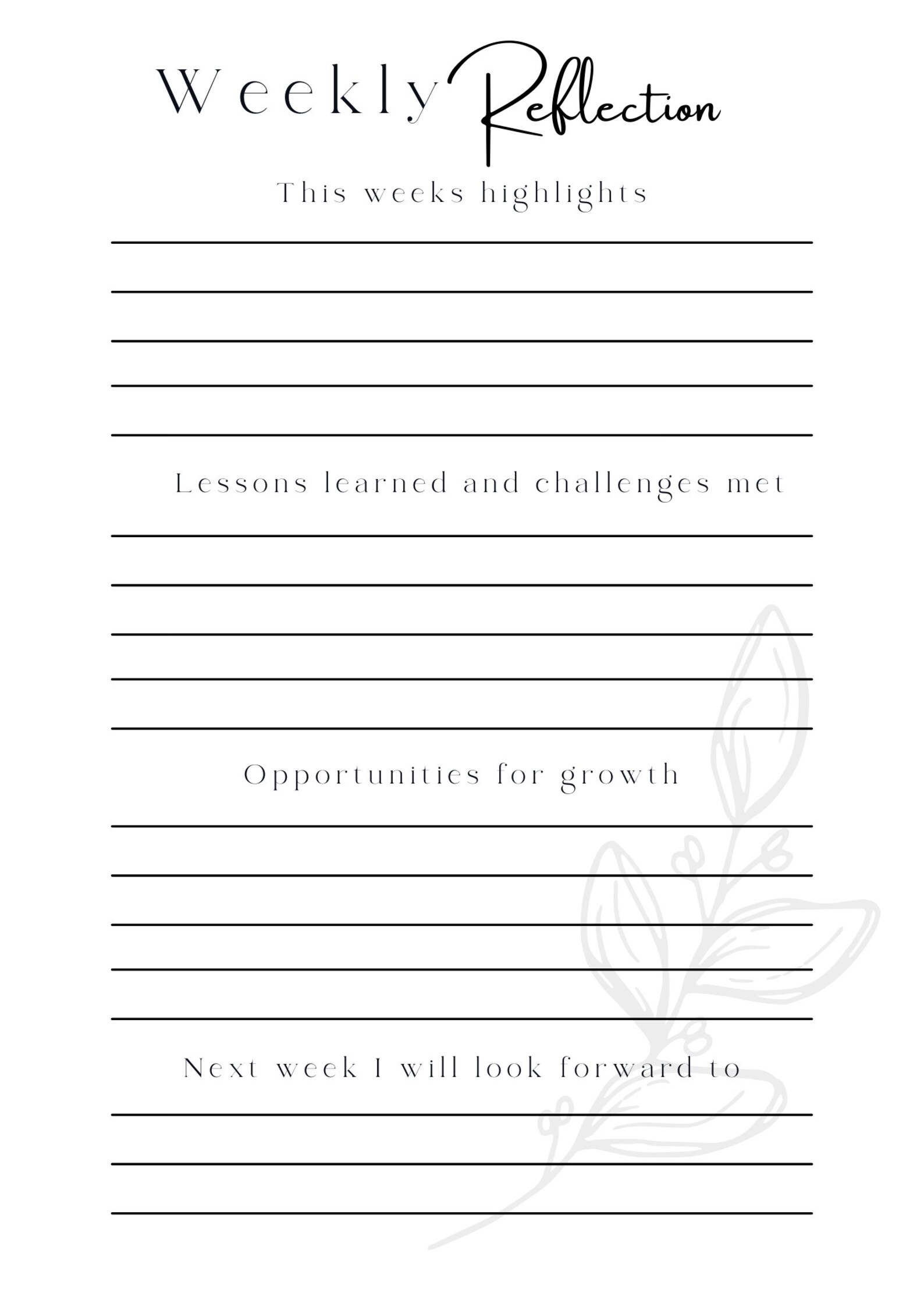 Super Cute Digital Gratitude Journal - Etsy