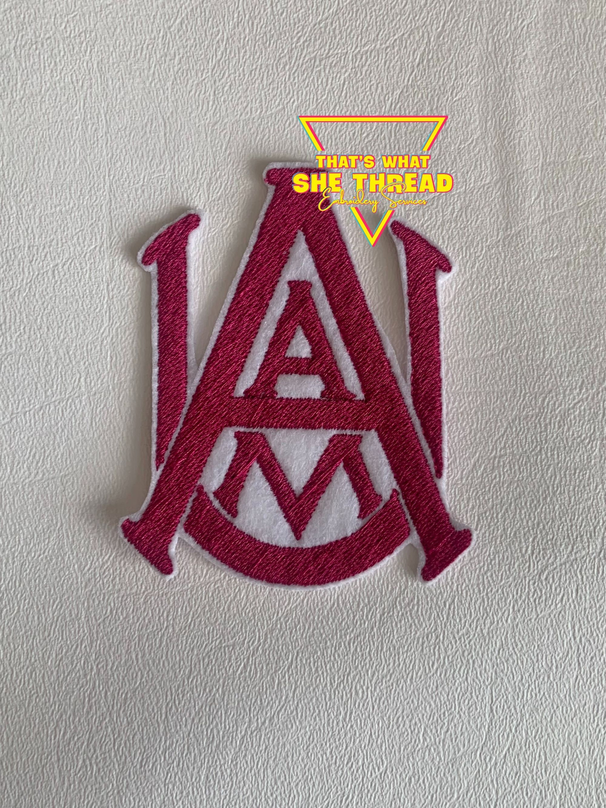 Alabama A&M University AAMU HBCU Sew on Patch Embroidered Bundle ...
