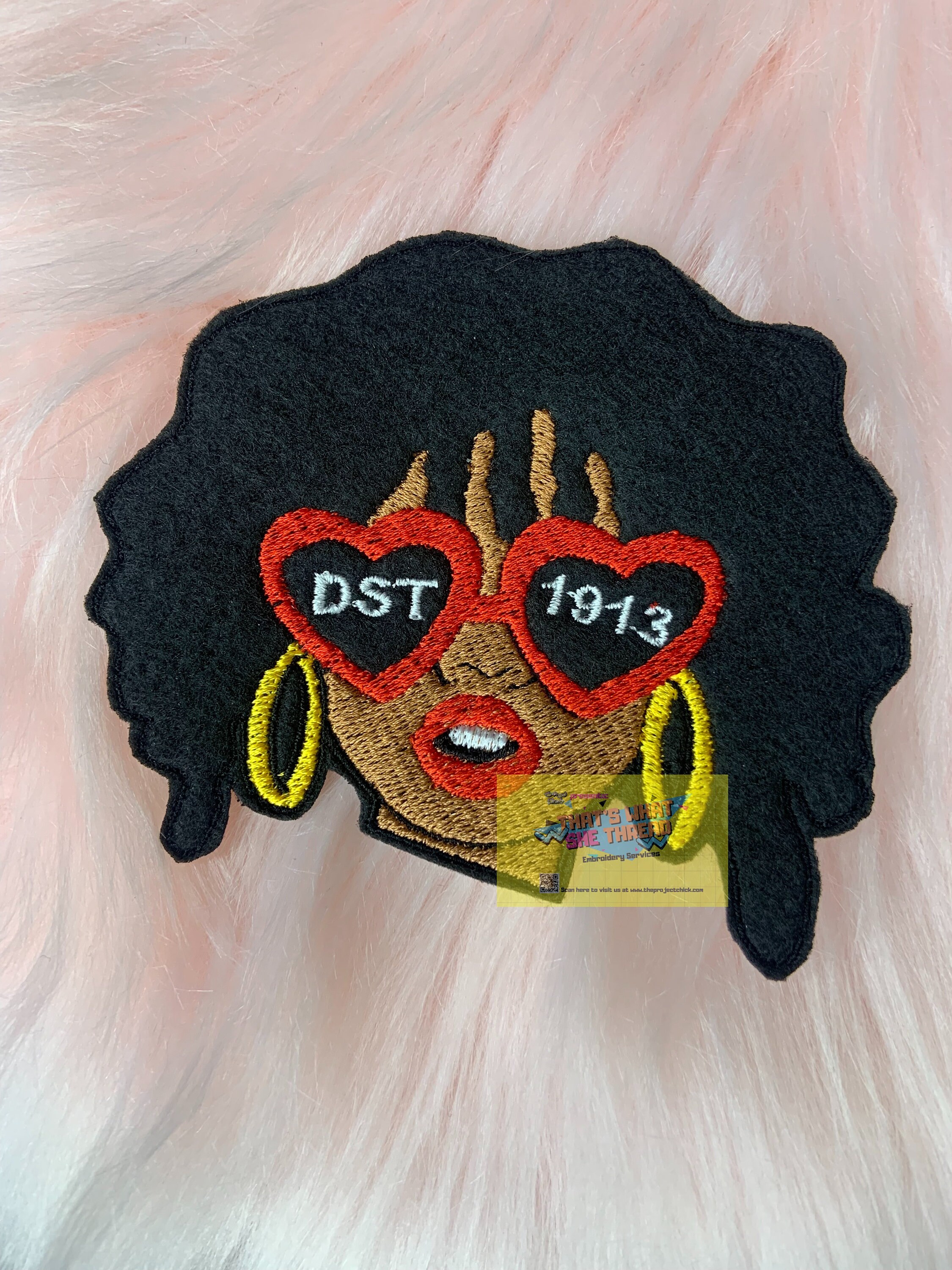 DST Sorority Sew on Patch Embroidered Bundle, Melanin, Black History ...