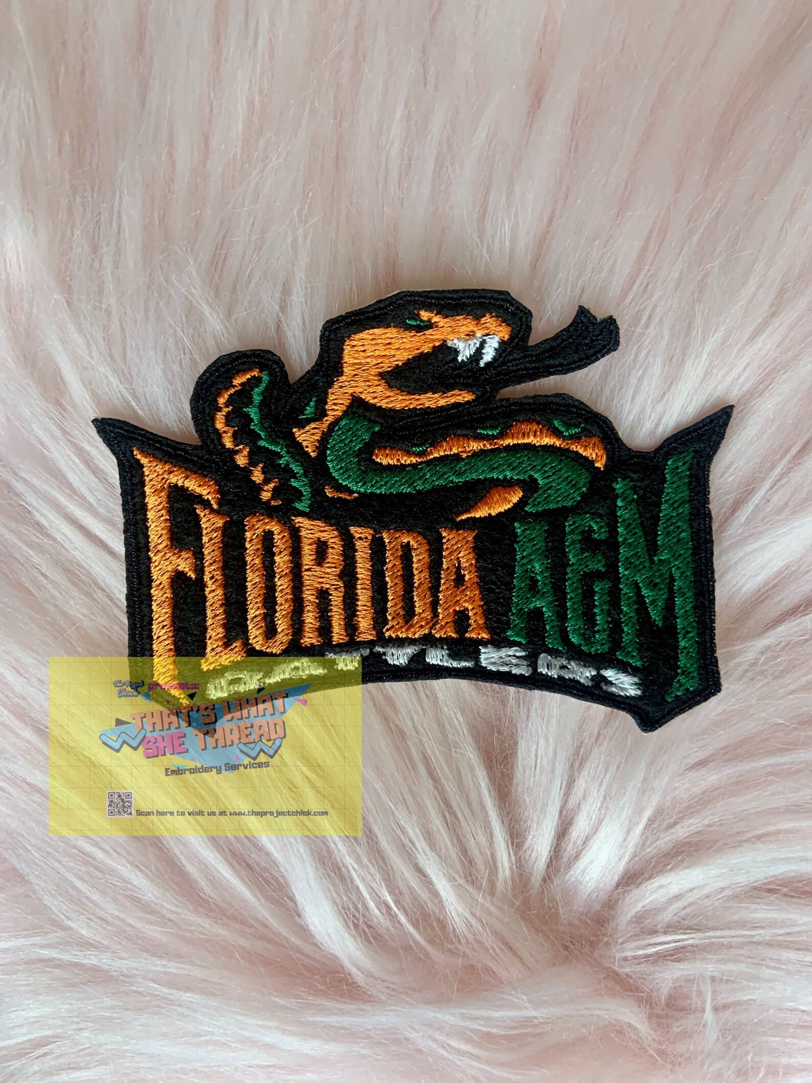 Florida A&M FAMU HBCU Sew on Patch Embroidered Bundle, Melanin, Black ...