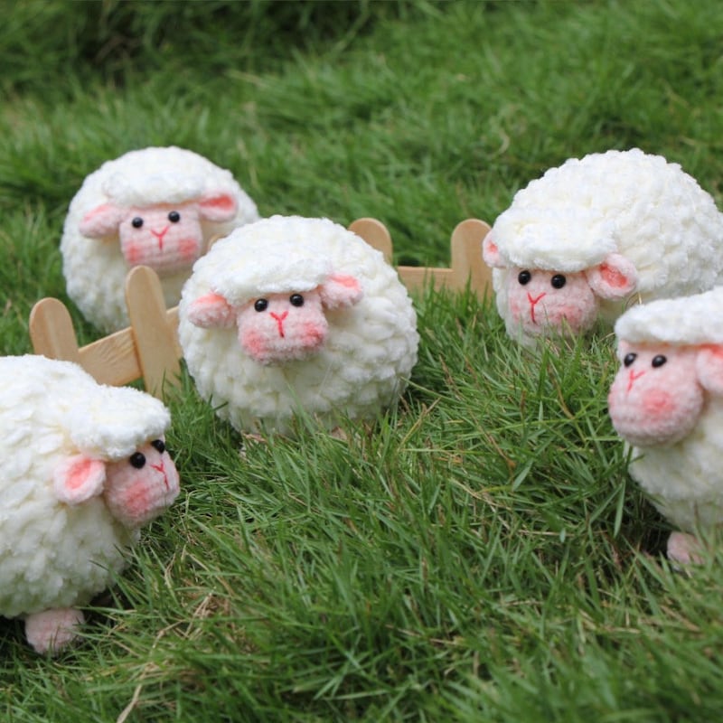Fluffy Sheep - Etsy