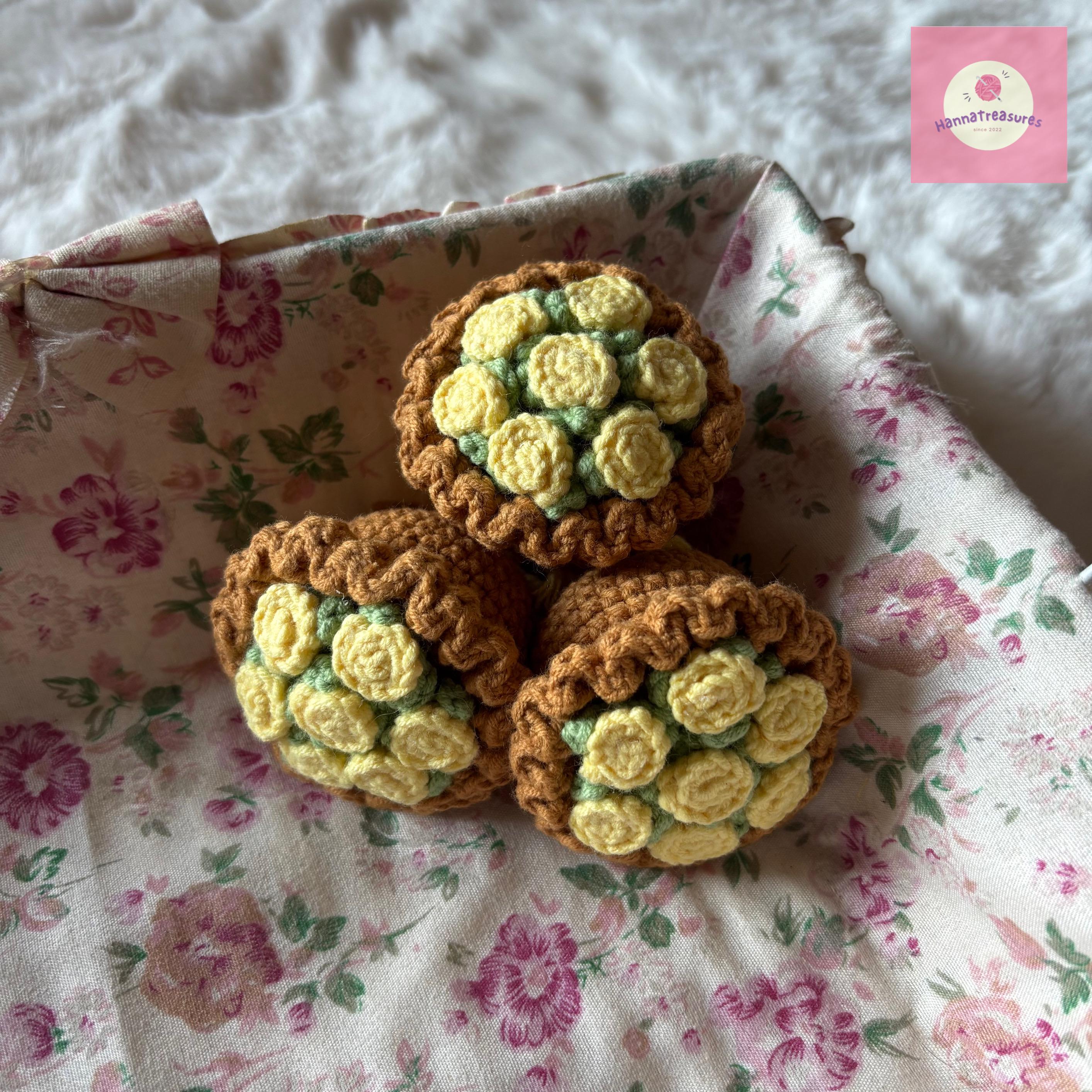 Handmade Crochet Mini Rose Bouquet, Handcrafted Flowers, Gift for Her ...