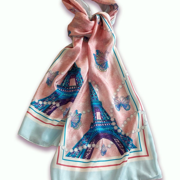 Eiffel Tower Scarf - Etsy