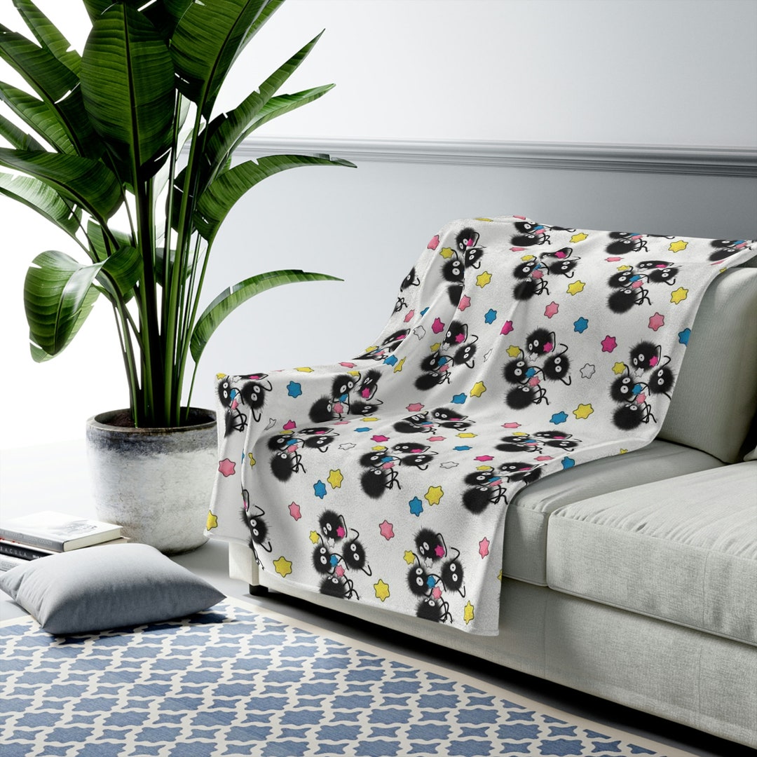 Soot Sprite Velveteen Plush Blanket - Etsy