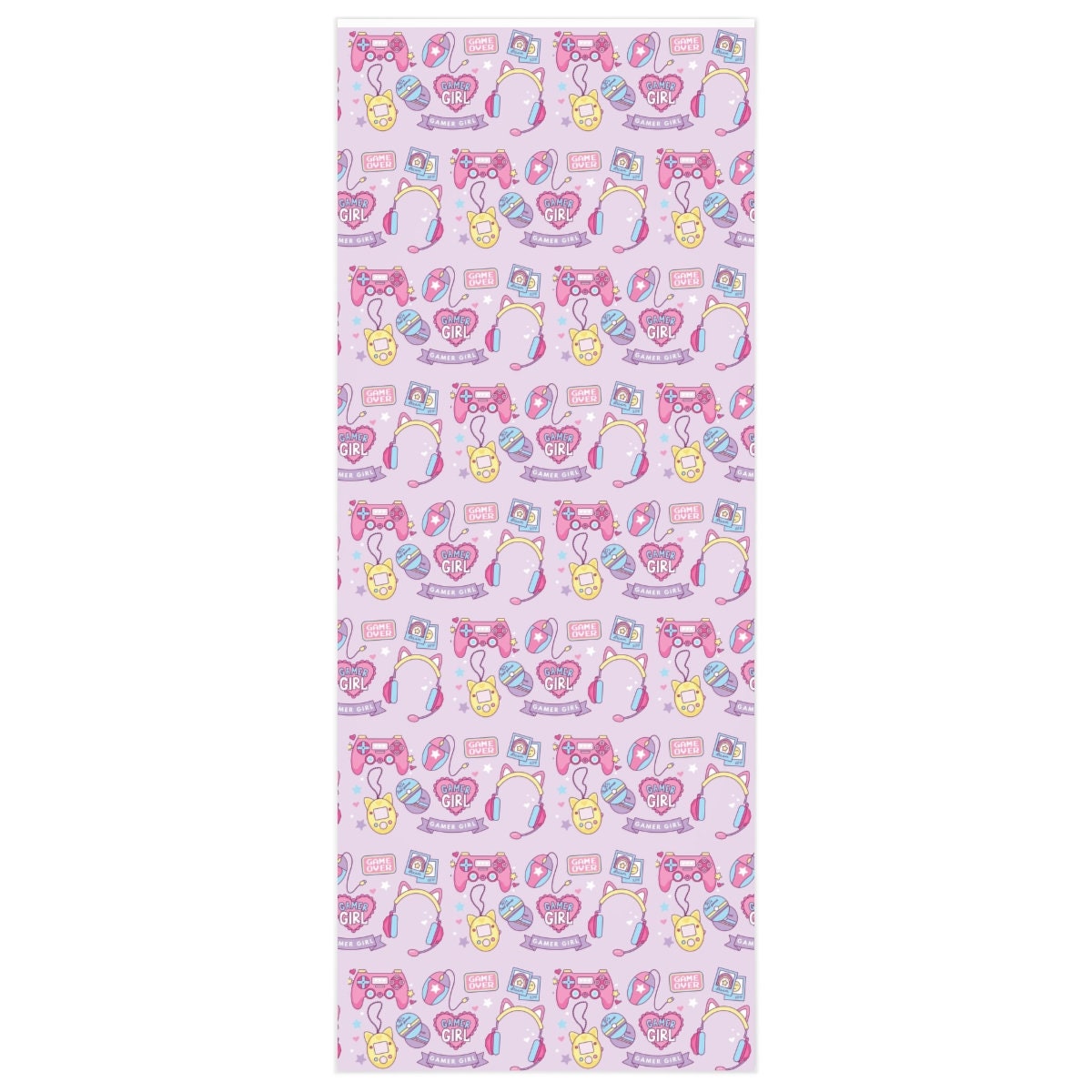 Kawaii Gamer Girl Pattern Wrapping Paper Gift Wrap - Etsy