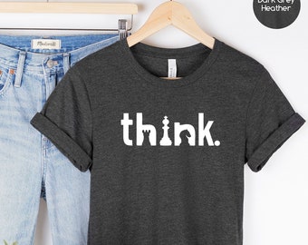 Think Chess Shirt - Etsy