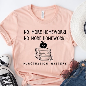 English Teacher Punctuation Matters T-shirt, Cute ESL Teacher ...