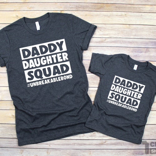 Father's Day Gift Dad Daughter Squad T-shirt - Etsy
