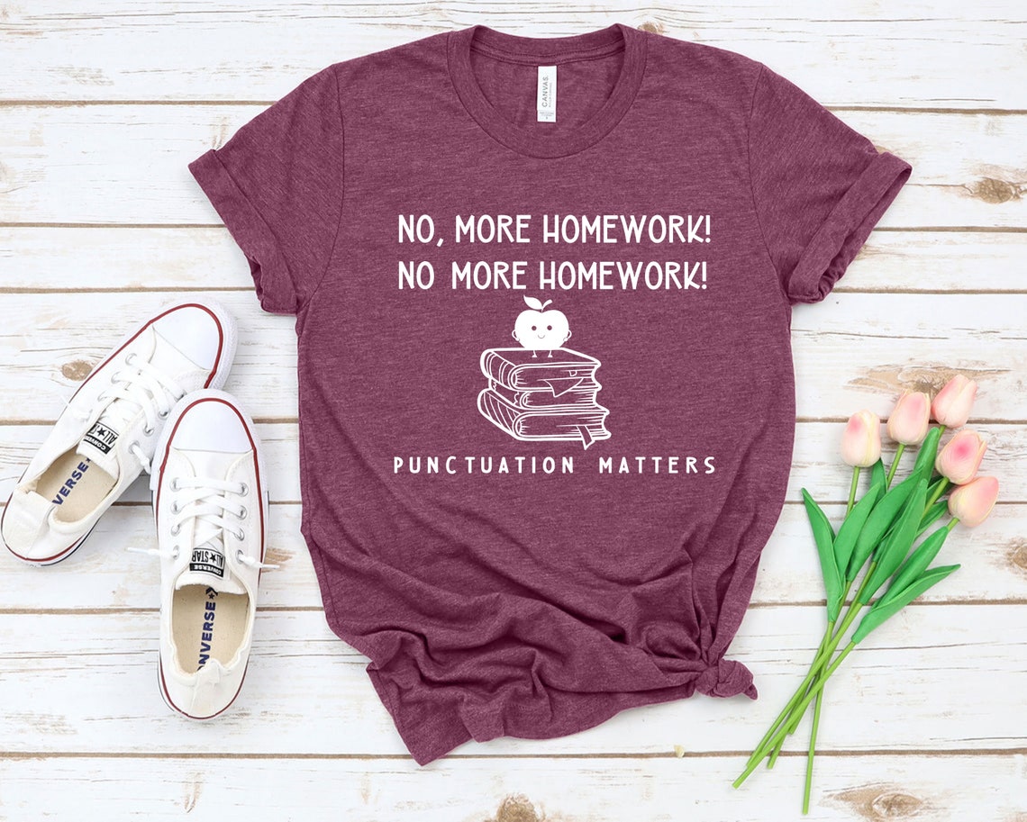 English Teacher Punctuation Matters T-shirt, Cute ESL Teacher ...