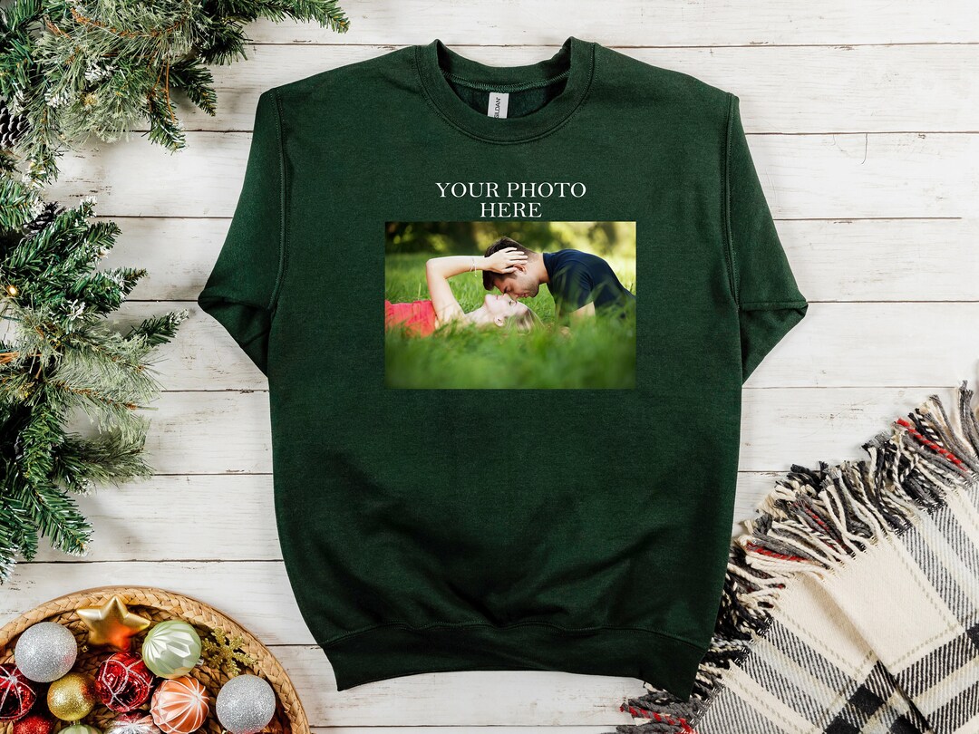 Custom Photo Sweatshirt, Make Your Own Sweatshirt, Photo Sweatshirt ...