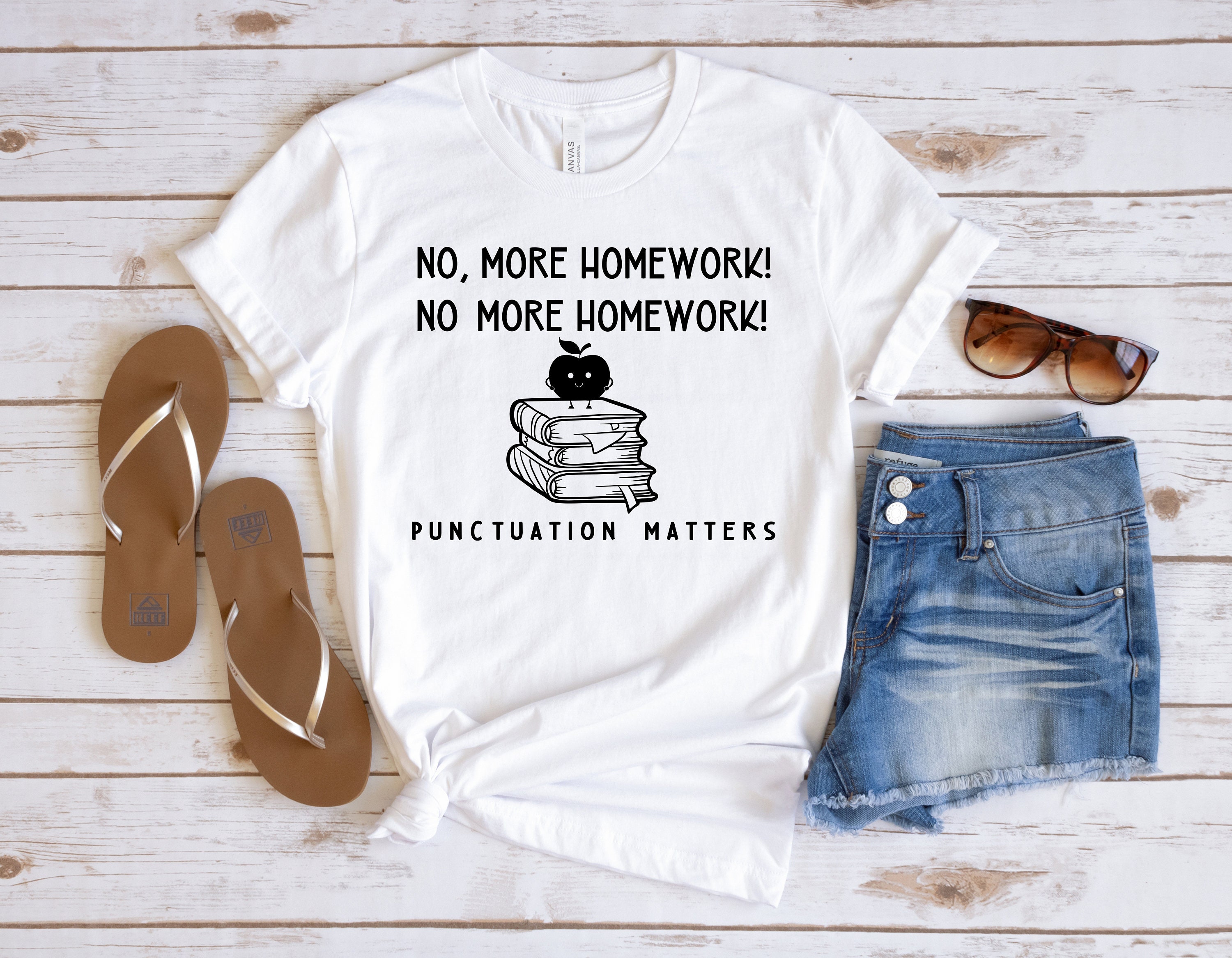 English Teacher Punctuation Matters T-shirt, Cute ESL Teacher ...