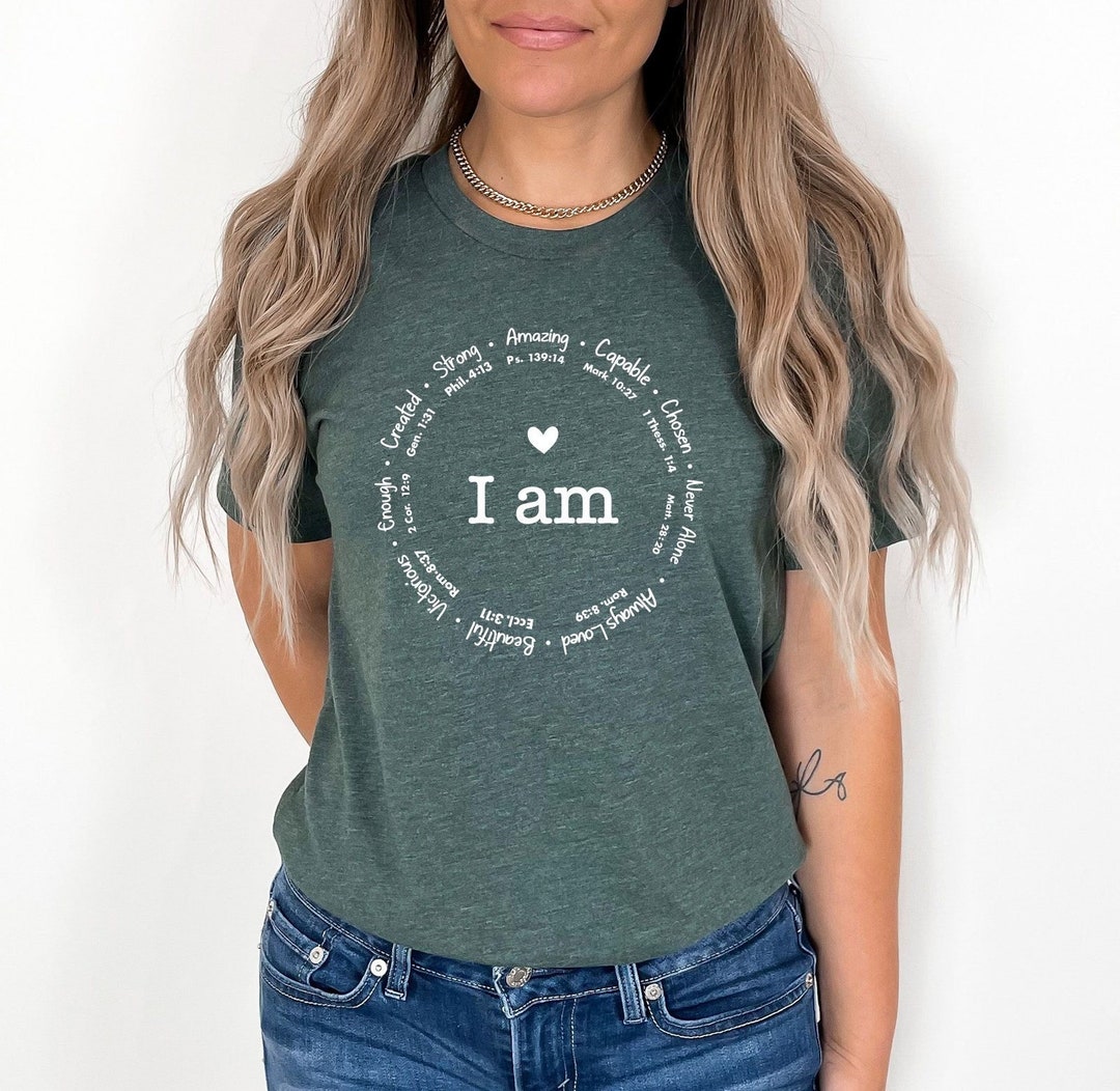 I Am Inspiration Shirt, I Am Enough Shirt, You Are Inspiration Tee ...