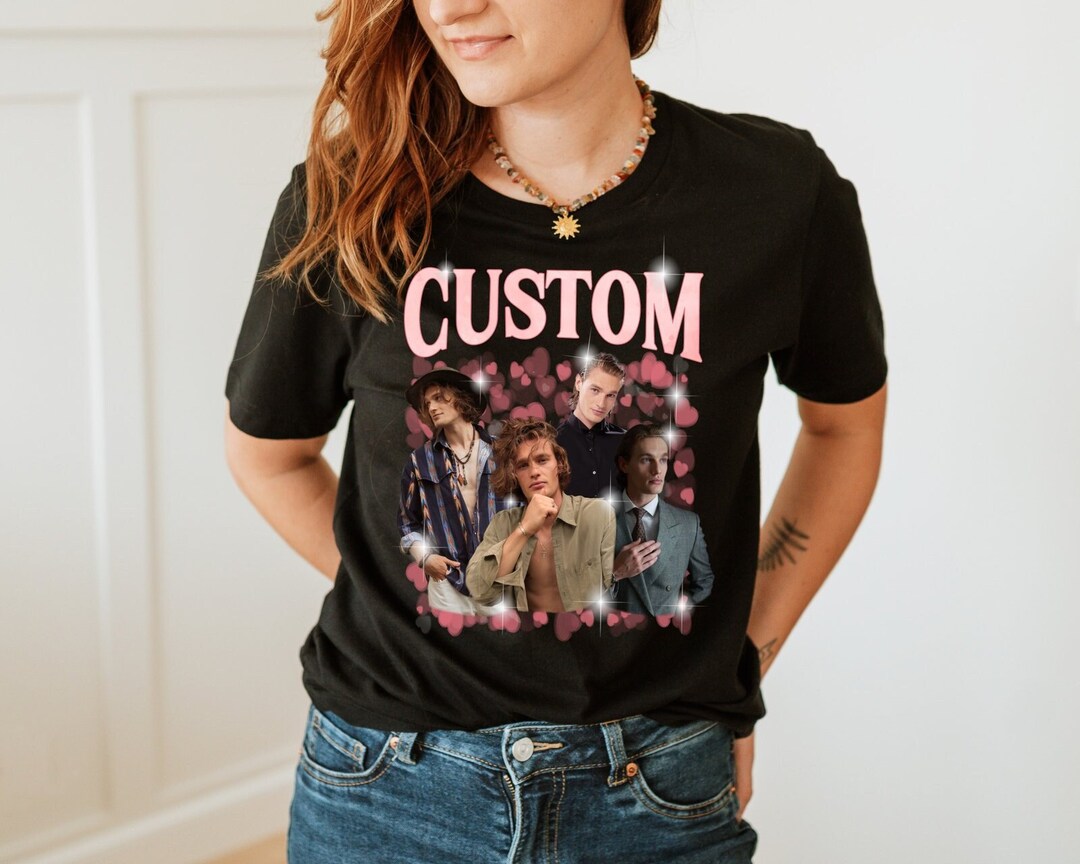 Shirt With Girlfriend Face, Custom Vintage Grilfriend Bootleg Shirt ...