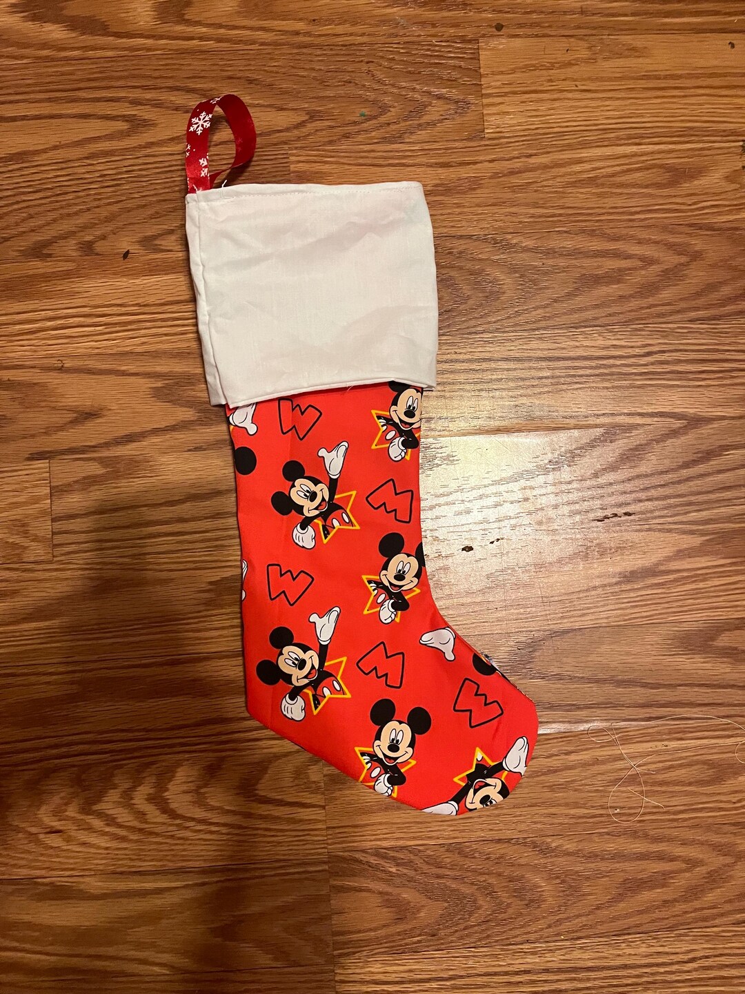Mickey Mouse Christmas Stocking - Etsy