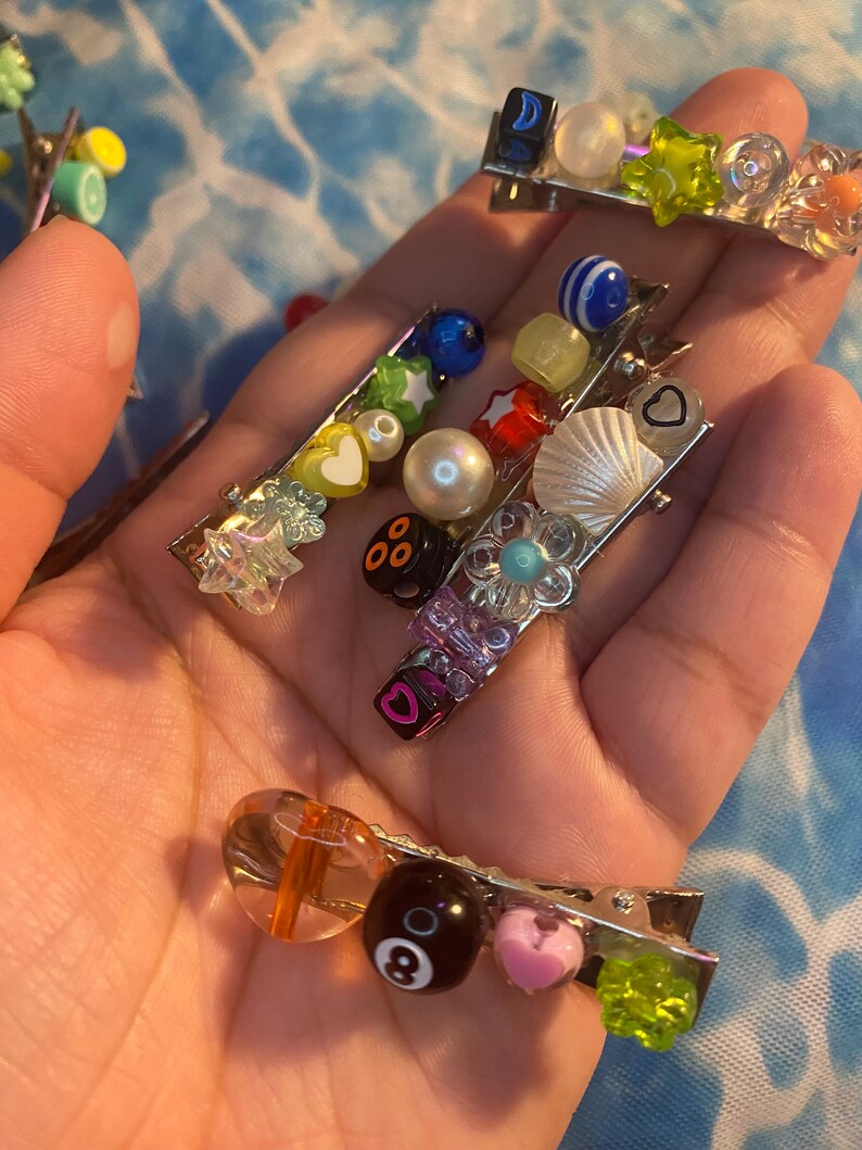 Junk Drawer Bead Soup Hairclips 90s 00s Y2K Aesthetic, Alligator ...