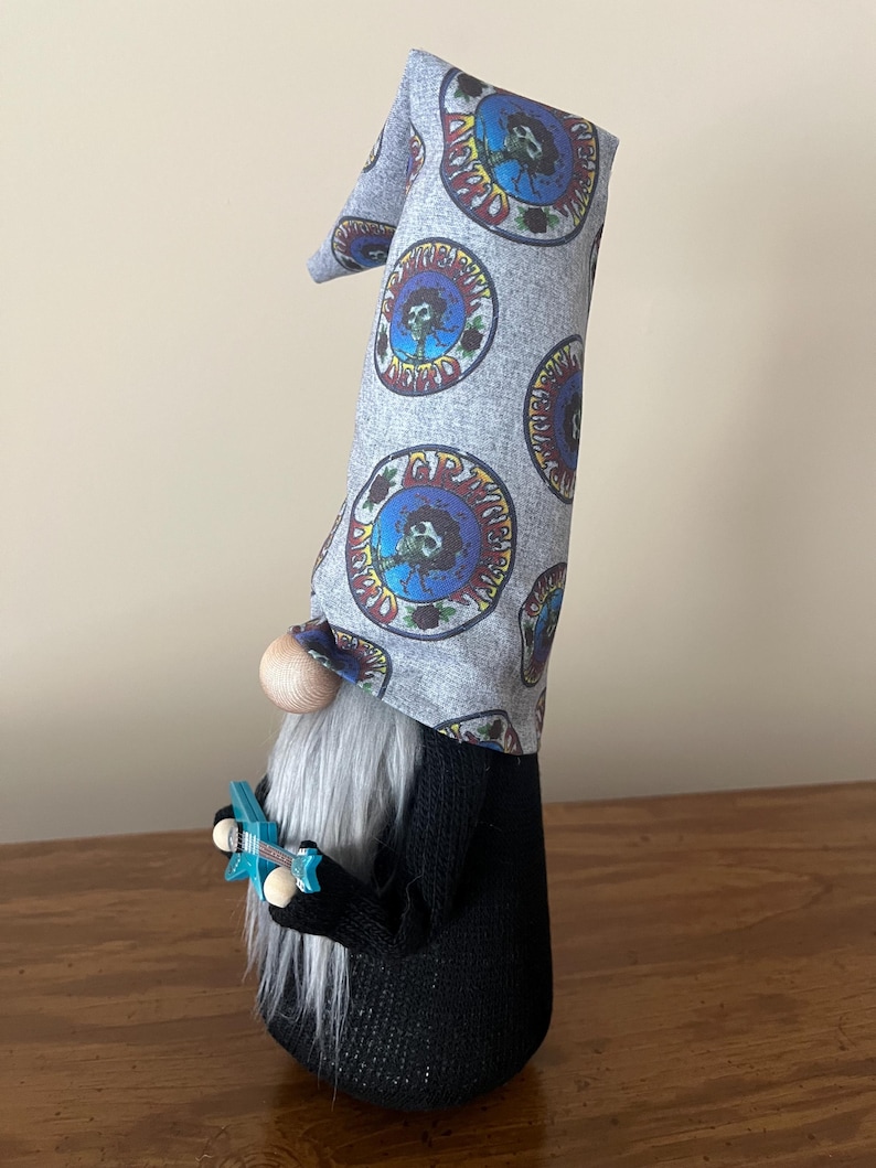Grateful Dead Gnome, Band Gnome, Little Rocker Gnomes, Dead Head Gift ...