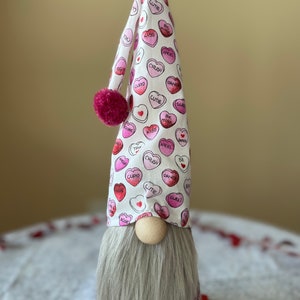 Valentine's Day Gnome, Conversation Heart Gnome, Love Gnome, Perfect ...