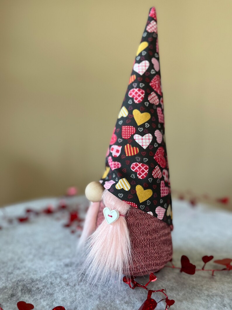 Sweet Valentine's Day Gnome Couple Gnomes in Love His - Etsy