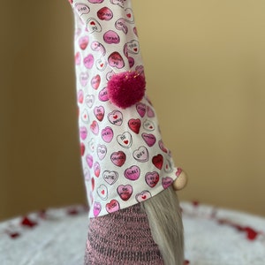 Valentine's Day Gnome, Conversation Heart Gnome, Love Gnome, Perfect ...