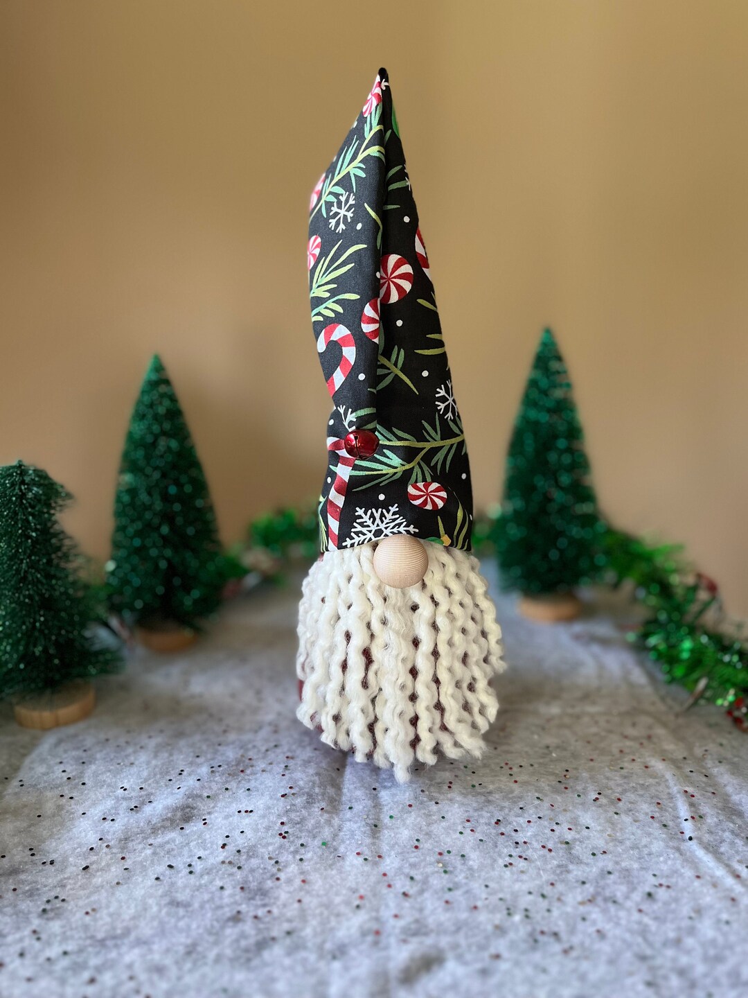 Christmas Gnome, Candy Cane Gnome, Winter Gnome, Gnome With Christmas ...