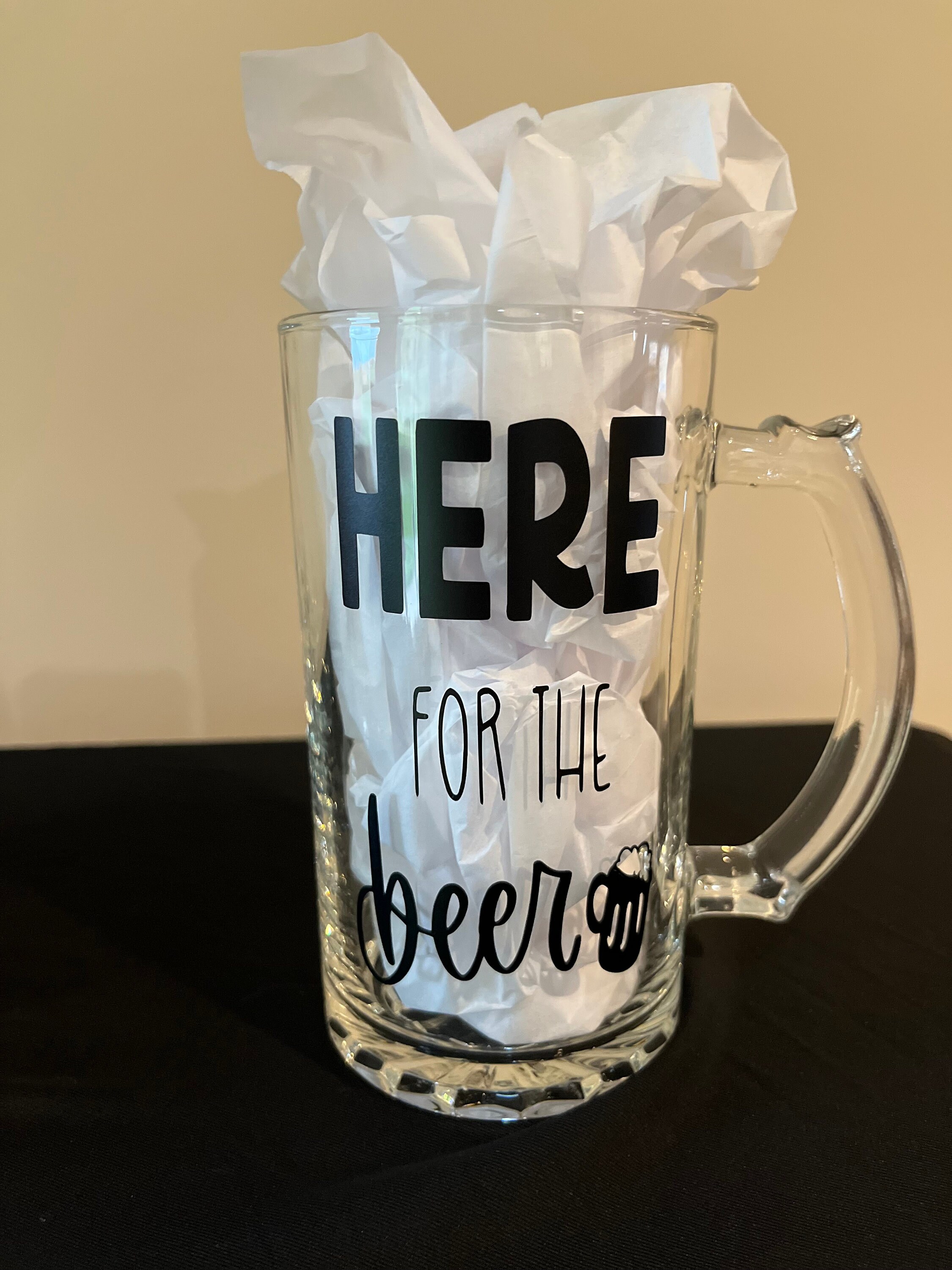 Funny Beer Quote Glass Mug: Personalized 16oz Sports Mug - Etsy