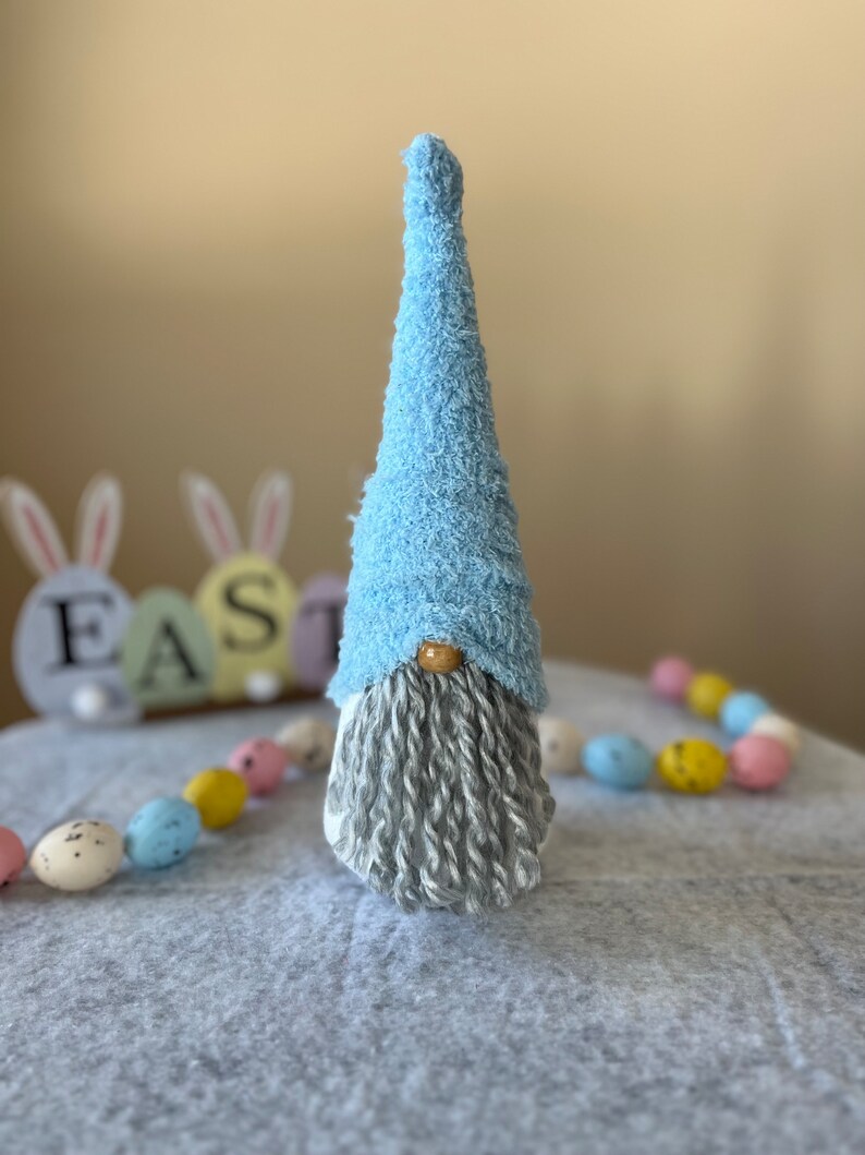 Easter Gnome, Baby Blue Easter Gnome, Customizable Gnome, Spring Gnome ...