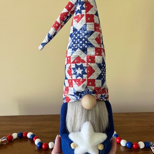 Memorial Day Gnome, Patriotic Gnomes, USA, Labor Day Decor ...