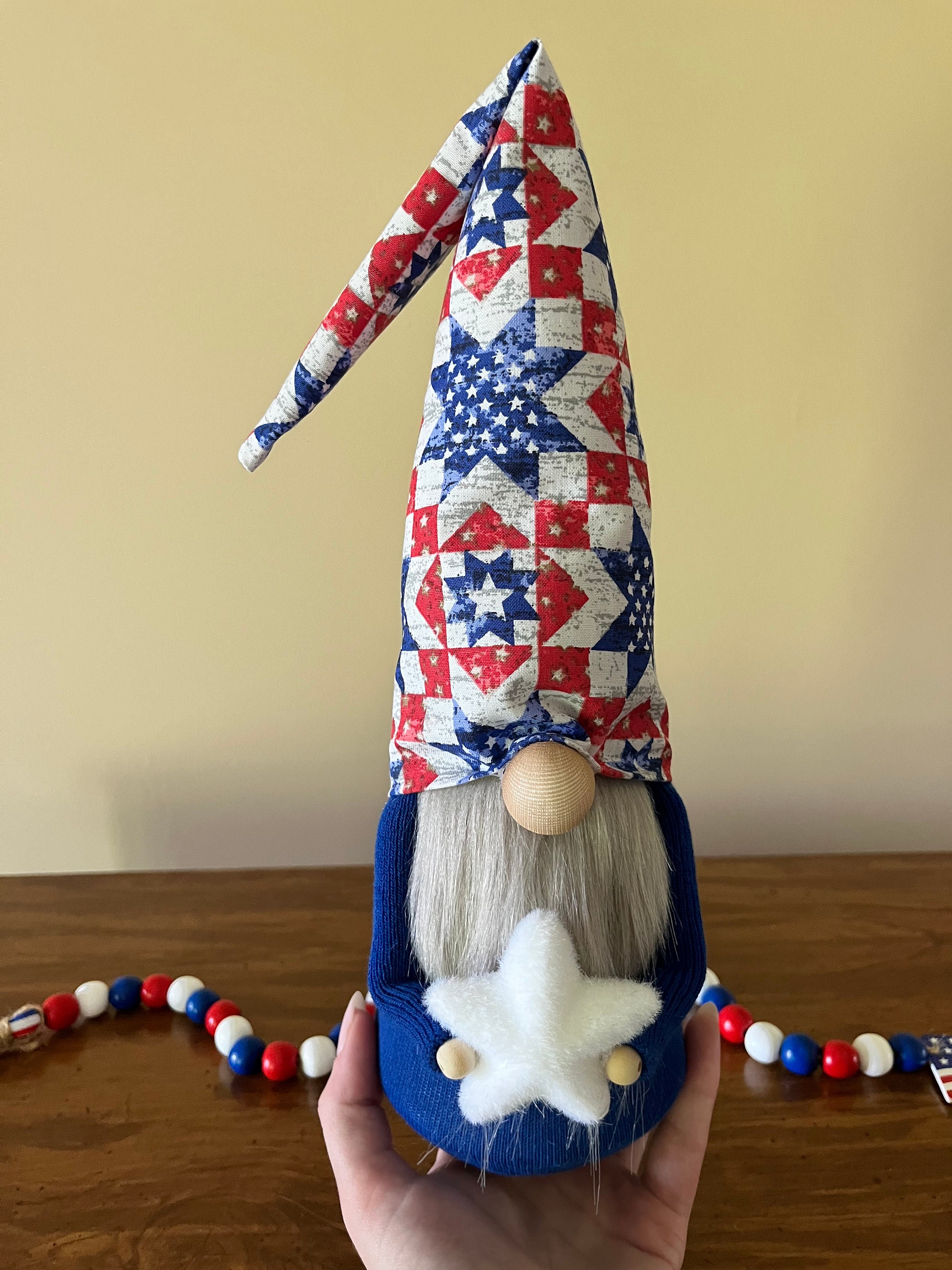 Memorial Day Gnome, Patriotic Gnomes, USA, Labor Day Decor ...