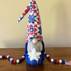 Memorial Day Gnome, Patriotic Gnomes, USA, Labor Day Decor ...