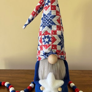 Memorial Day Gnome, Patriotic Gnomes, USA, Labor Day Decor ...