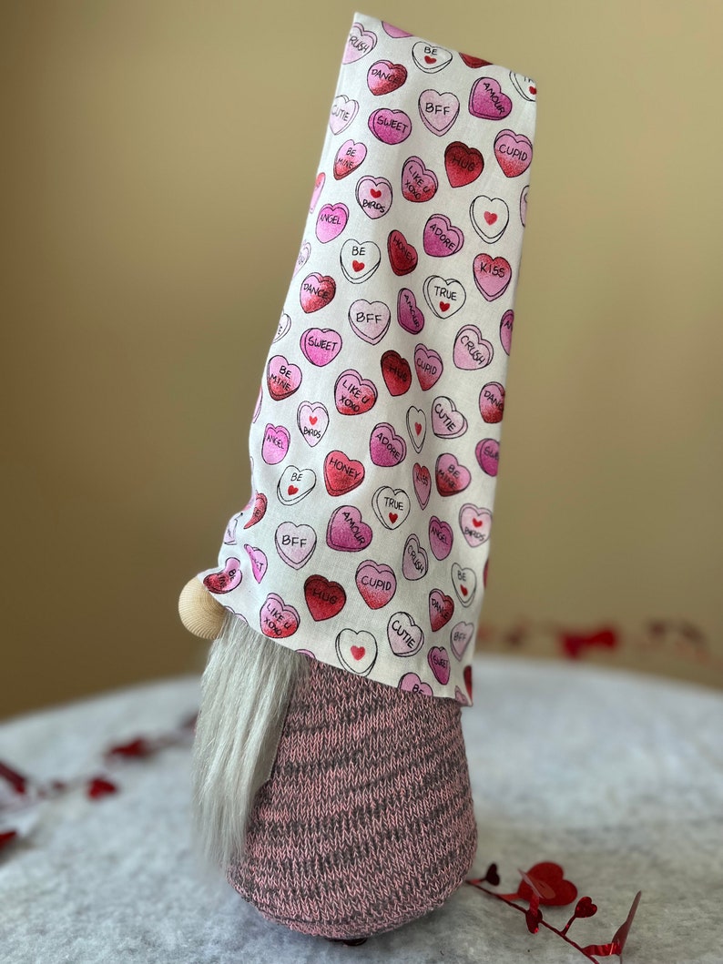 Valentine's Day Gnome, Conversation Heart Gnome, Love Gnome, Perfect ...