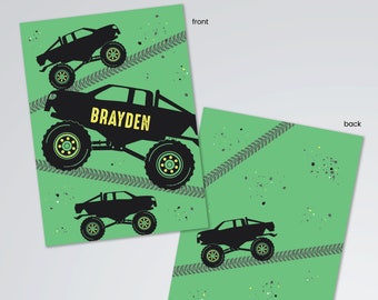 Monster Truck Folder - Etsy