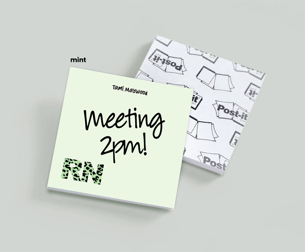 Personalized Nurse Sticky Notes, Registered Nurse Post-it® Notes, RN ...