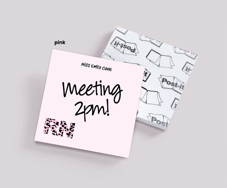 Personalized Nurse Sticky Notes, Registered Nurse Post-it® Notes, RN ...