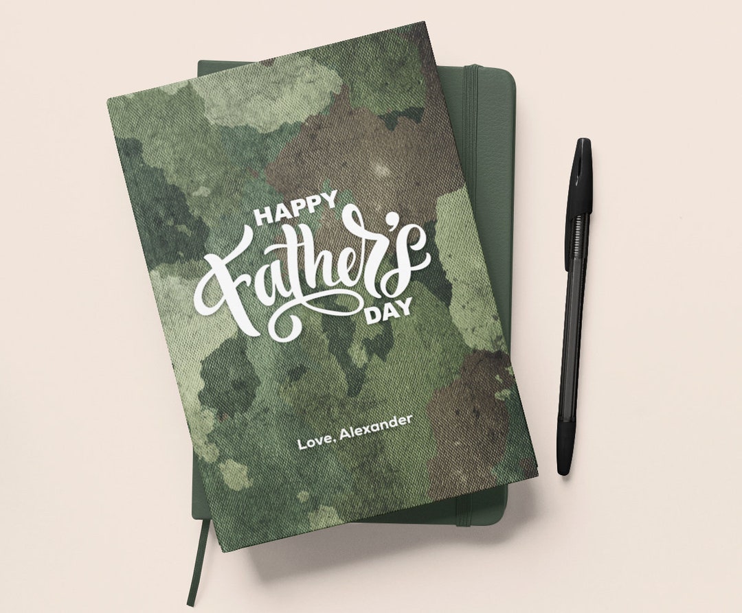 Personalized Father's Day Journal, Fathers Day Notebook, Gift for Dad ...