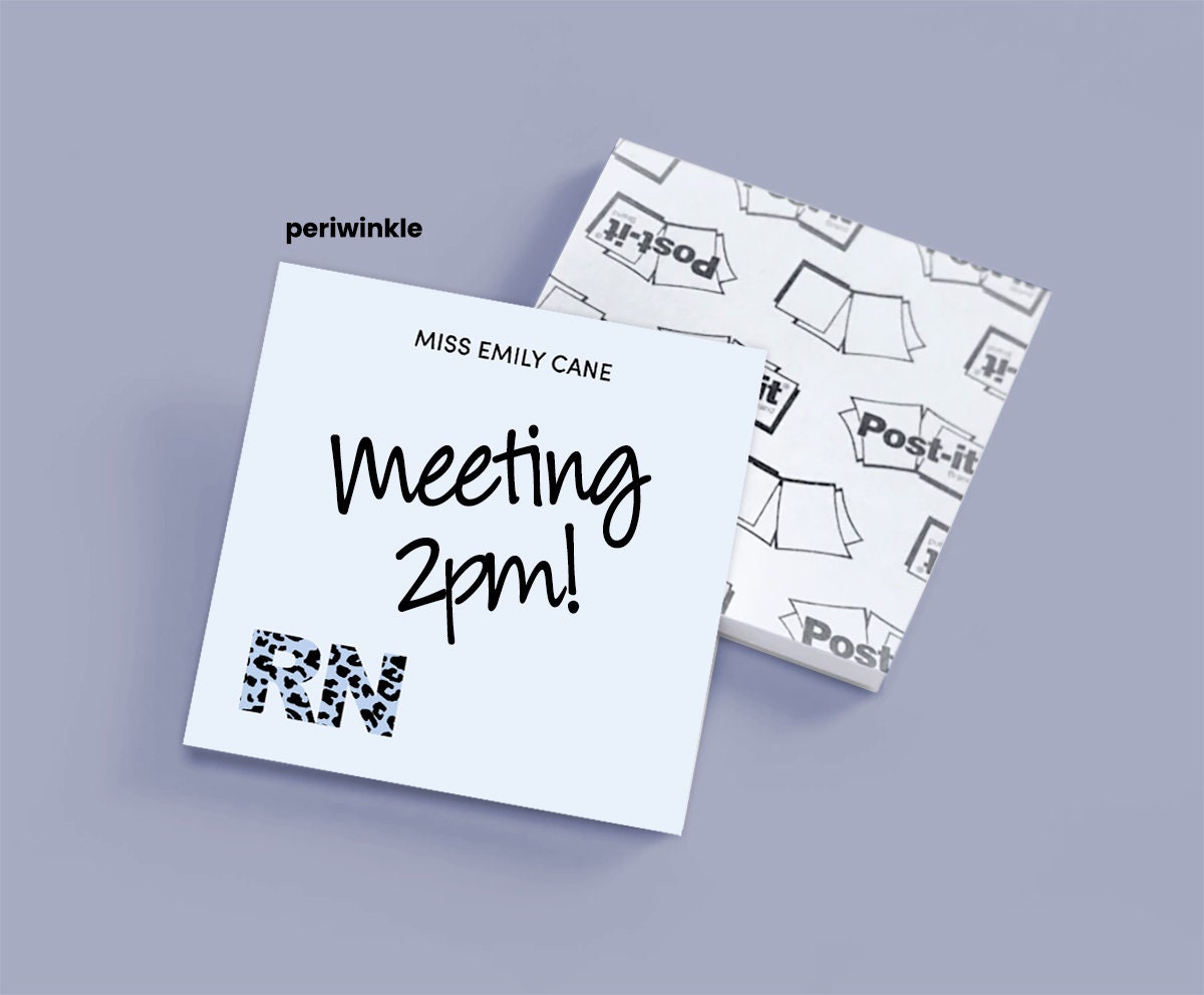 Personalized Nurse Sticky Notes, Registered Nurse Post-it® Notes, RN ...