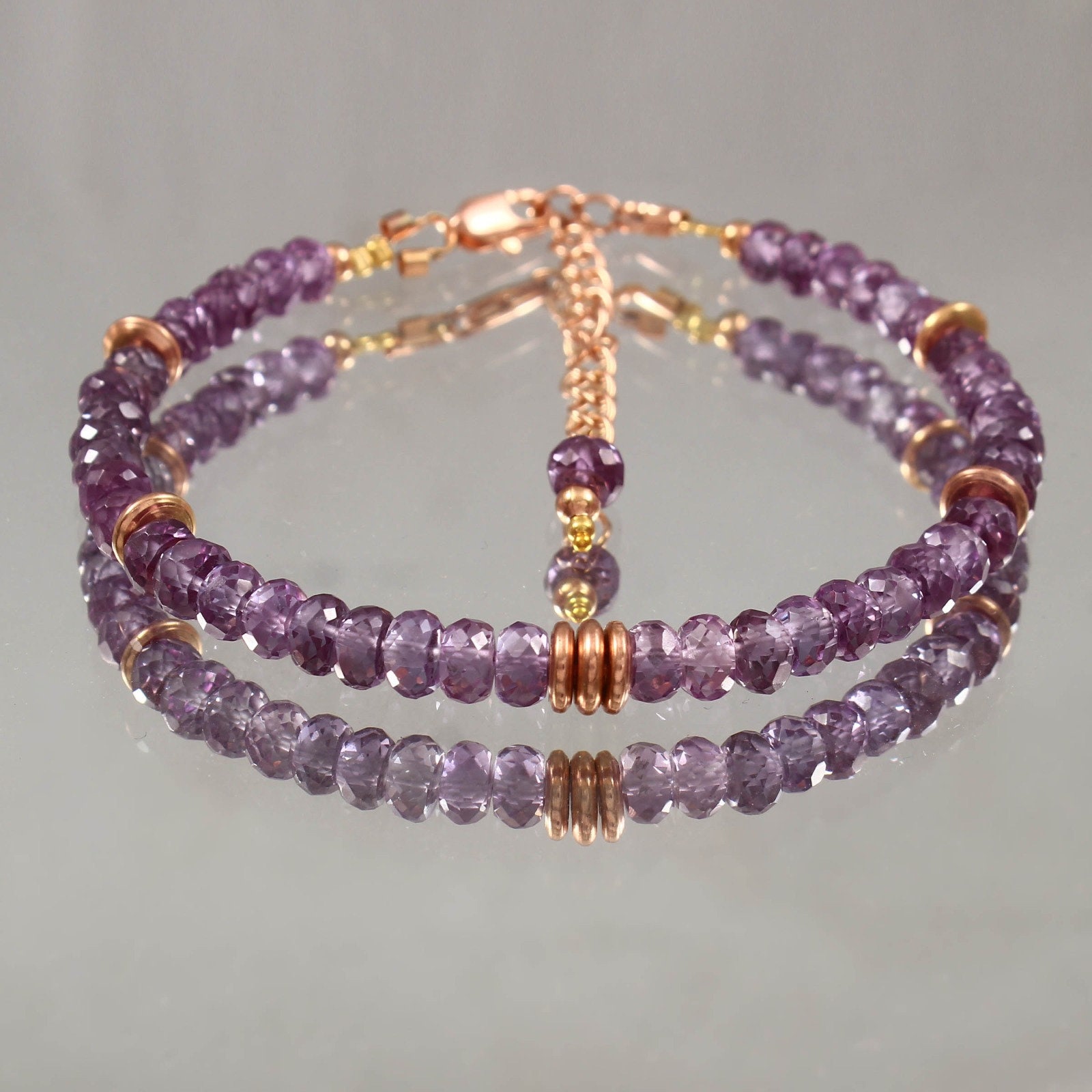 AAA++ Quality Alexandrite Bracelet's|alexandrite Faceted Beaded ...