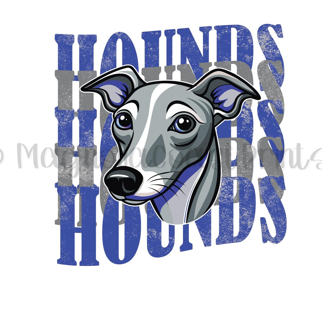 Hounds Stacked Sublimation Print - Etsy