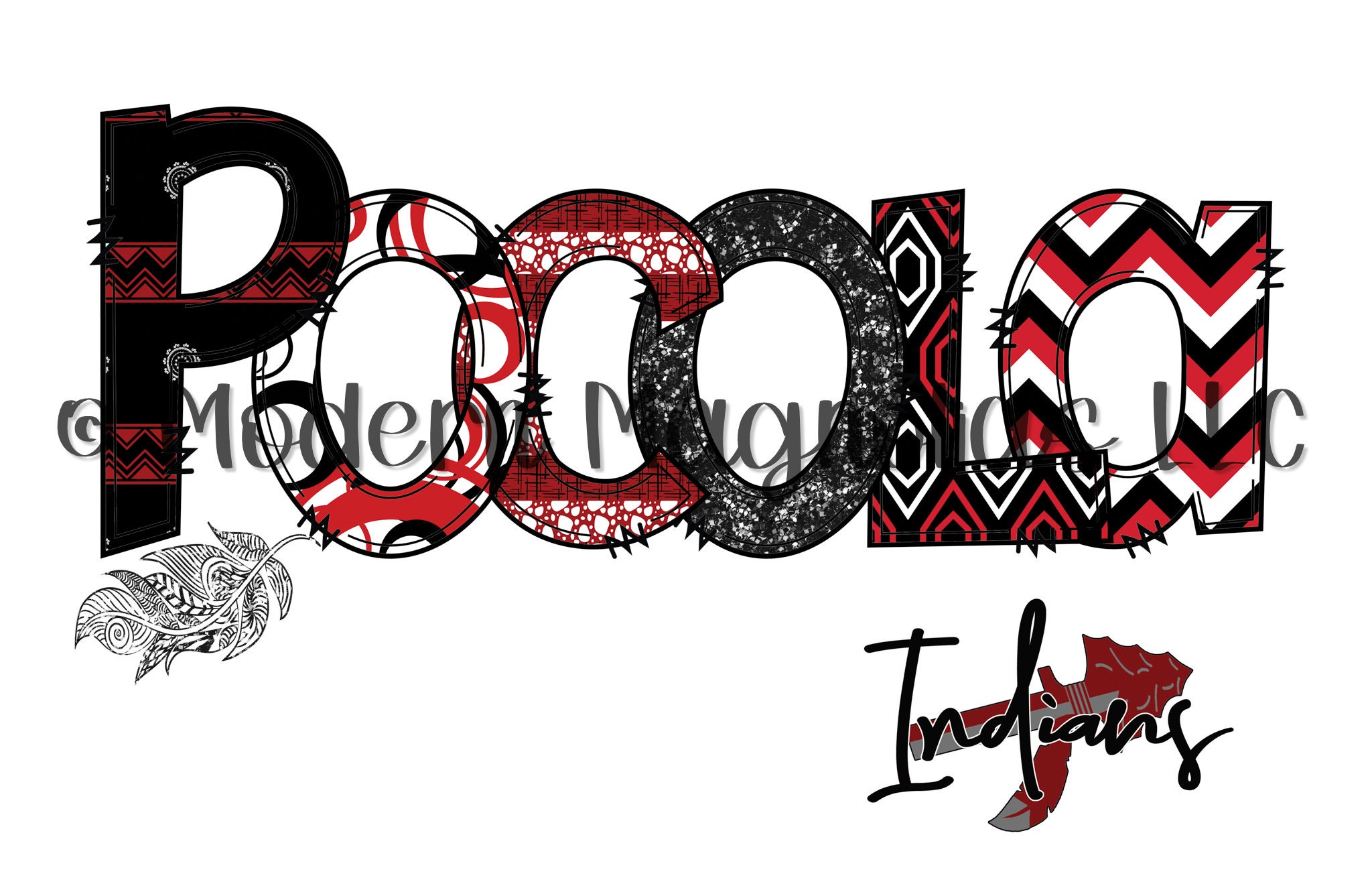 Pocola Indians PNG Digital Transfer - Etsy