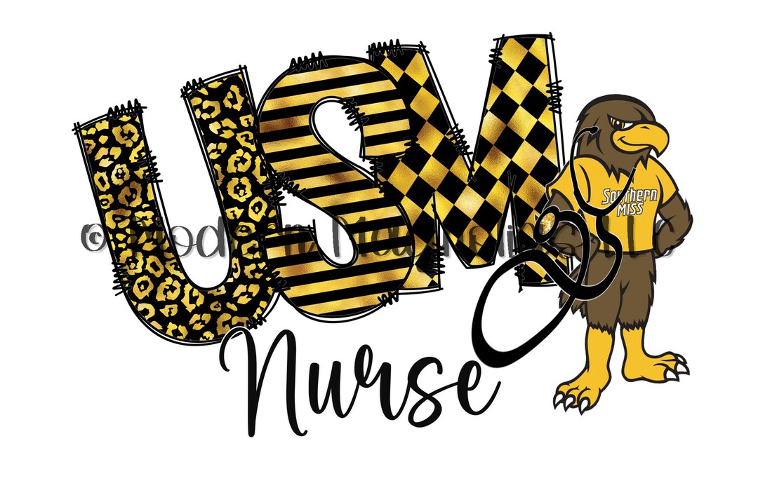USM Nurse Digital PNG - Etsy
