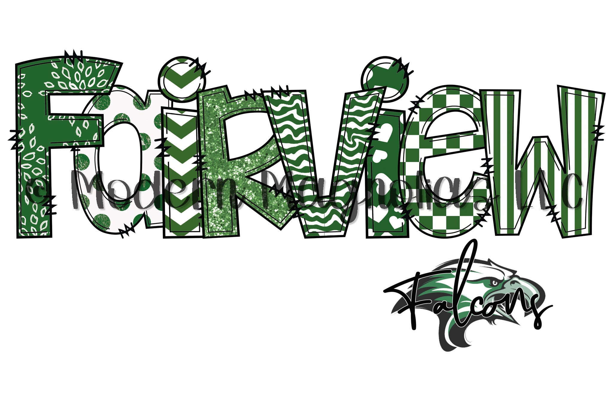 Fairview Falcons PNG Digital Download - Etsy