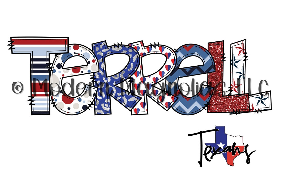 Terrell Texans PNG Digital Download - Etsy