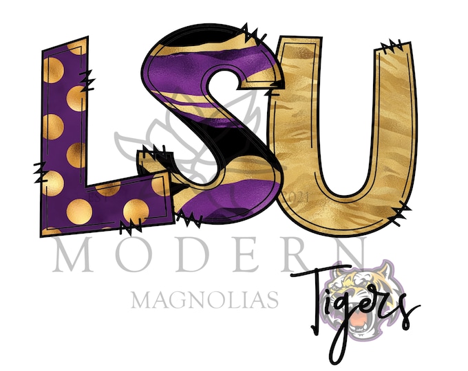 LSU Tigers Graphics Pack 2019 - Etsy