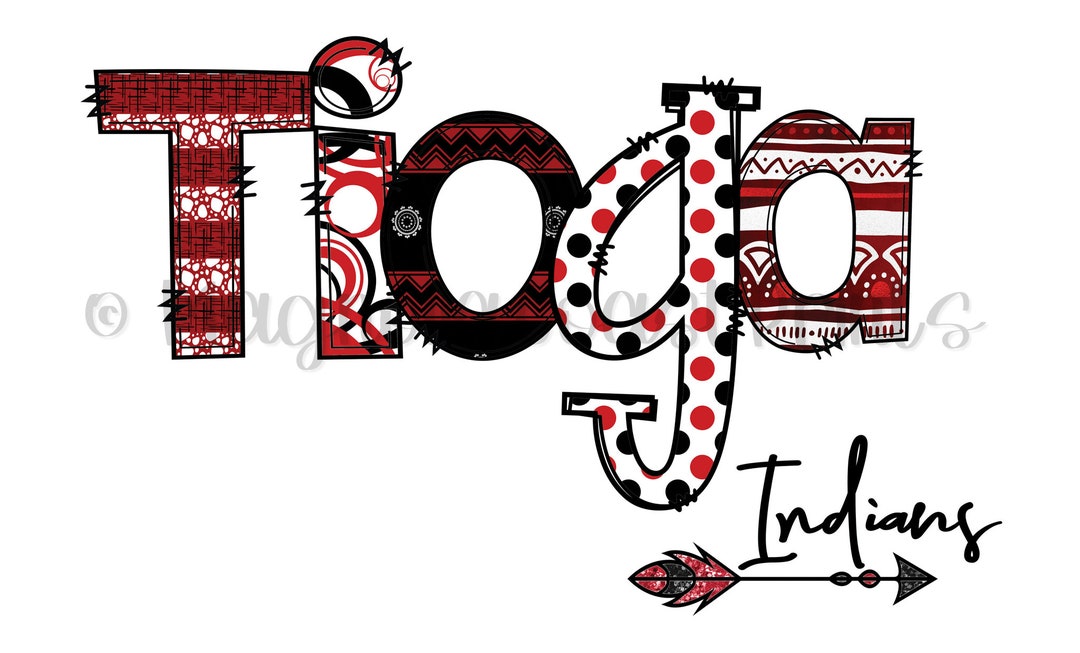 Tioga Indians Sublimation Print - Etsy