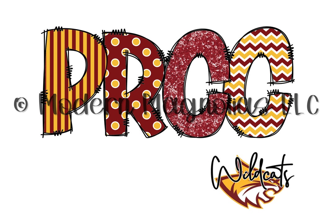 PRCC Wildcats PNG Digital Transfer - Etsy