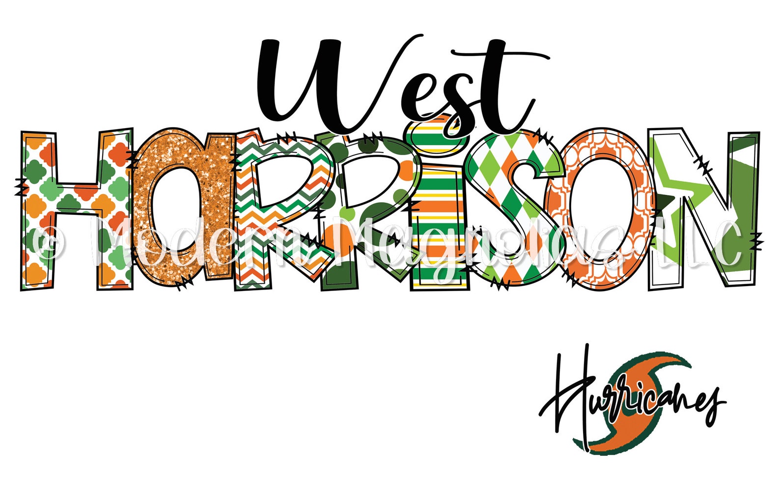 West Harrison Hurricanes Digital PNG - Etsy