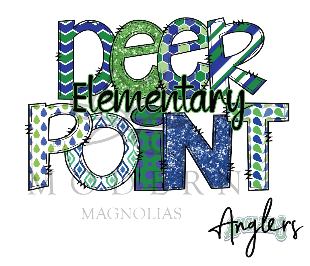 Deer Point Elementary Anglers PNG Digital Download - Etsy