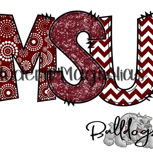MSU Bulldogs Png - Etsy