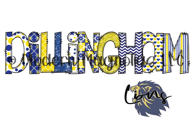 Dillingham Lions PNG Digital Download - Etsy